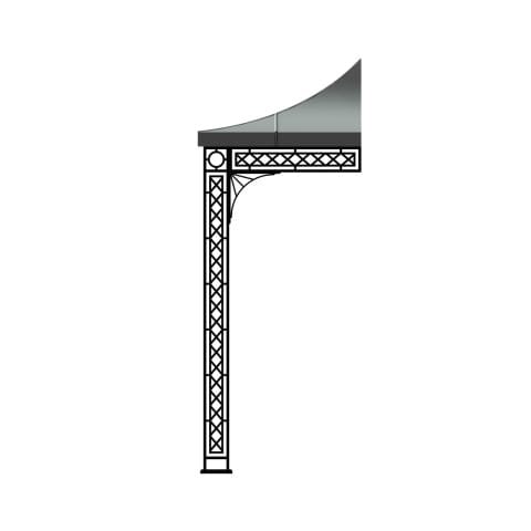 Georgian Porch - Fine Iron Entrance Metal Porch