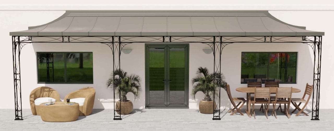 Veranda Designs - Traditional Metal Verandas - Glass Roof Option