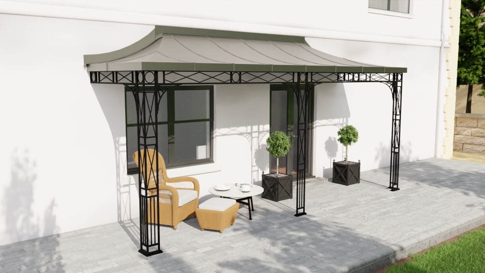 Cambridge Veranda - Fine Iron Metal Veranda