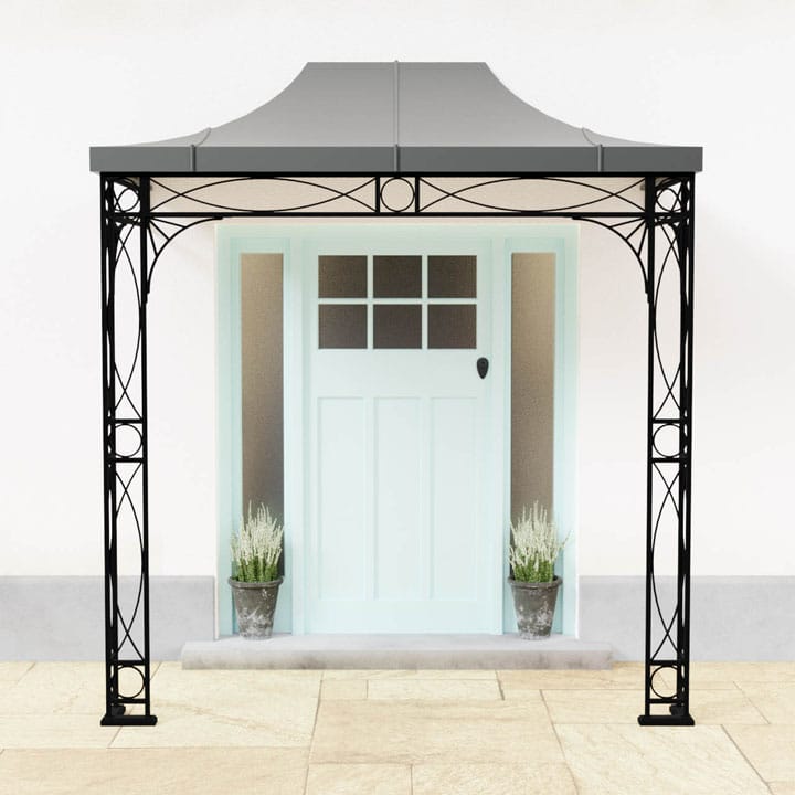 Georgian Porch - Fine Iron Entrance Metal Porch