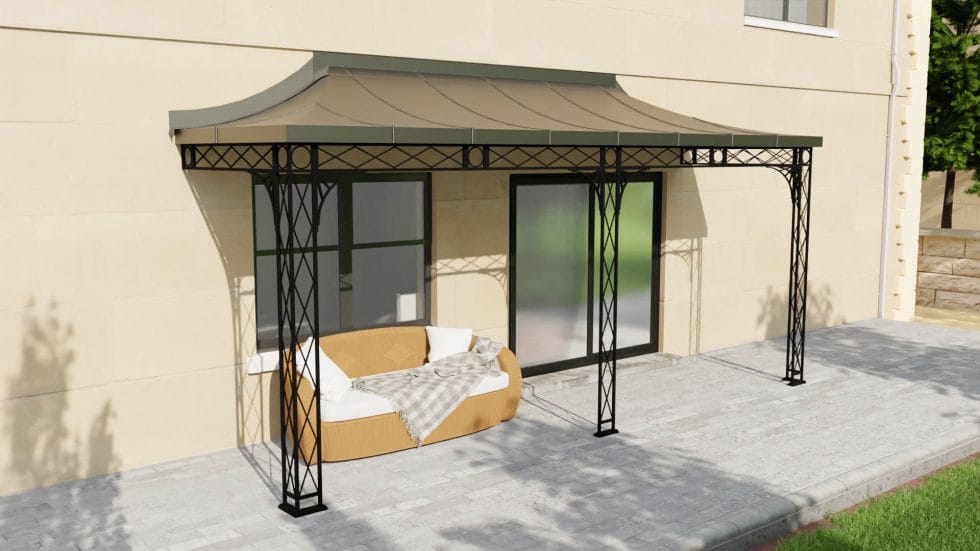 Regency Light Veranda - Fine Iron Metal Veranda