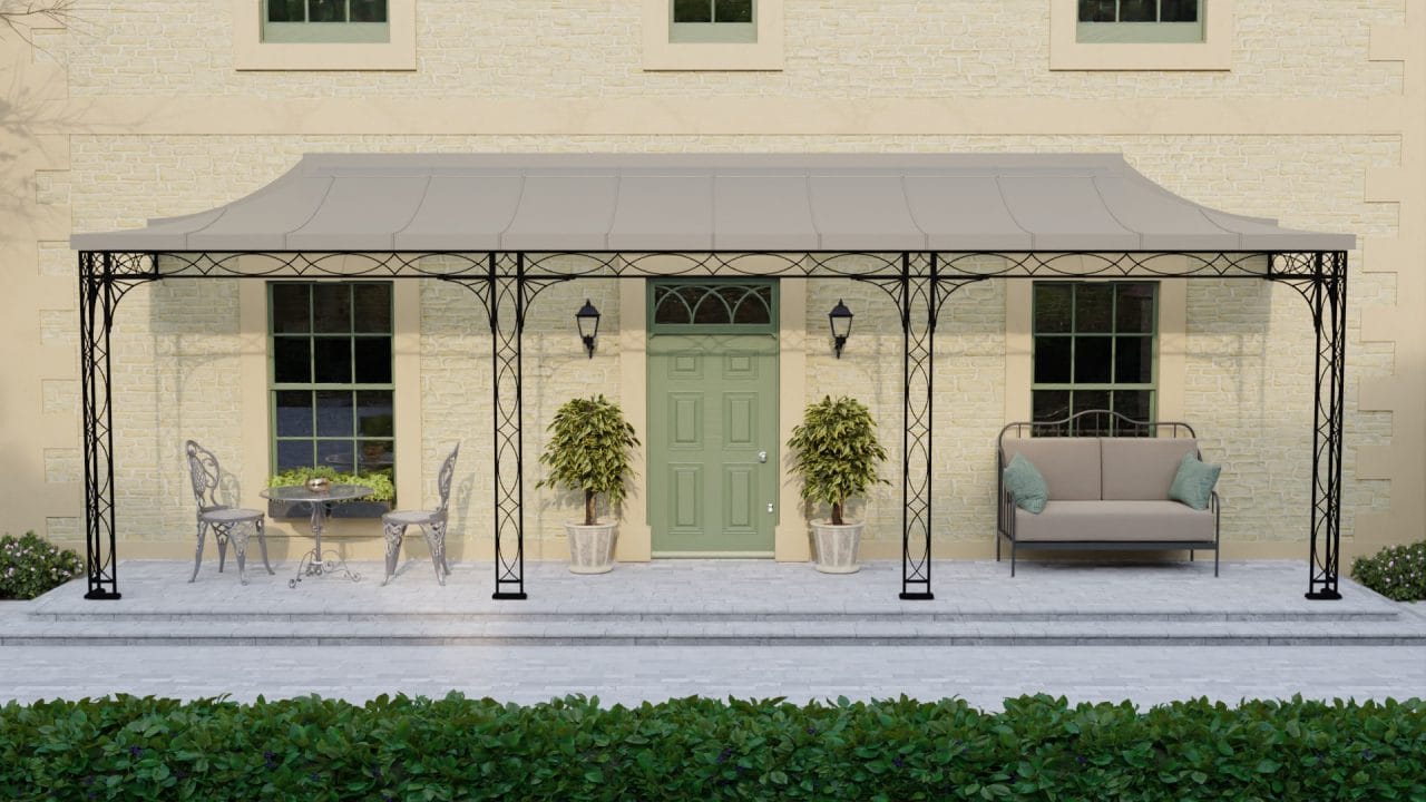 Veranda Designs - Traditional Metal Verandas - Glass Roof Option