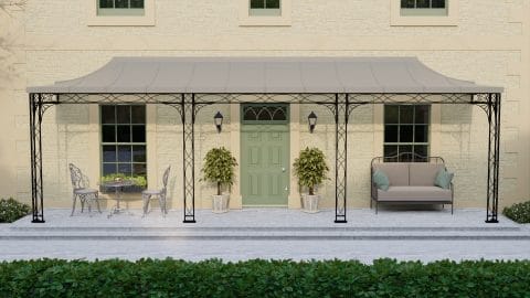 Veranda Designs - Traditional Metal Verandas - Glass Roof Option