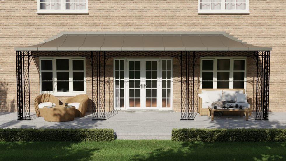 Veranda Designs - Traditional Metal Verandas - Glass Roof Option