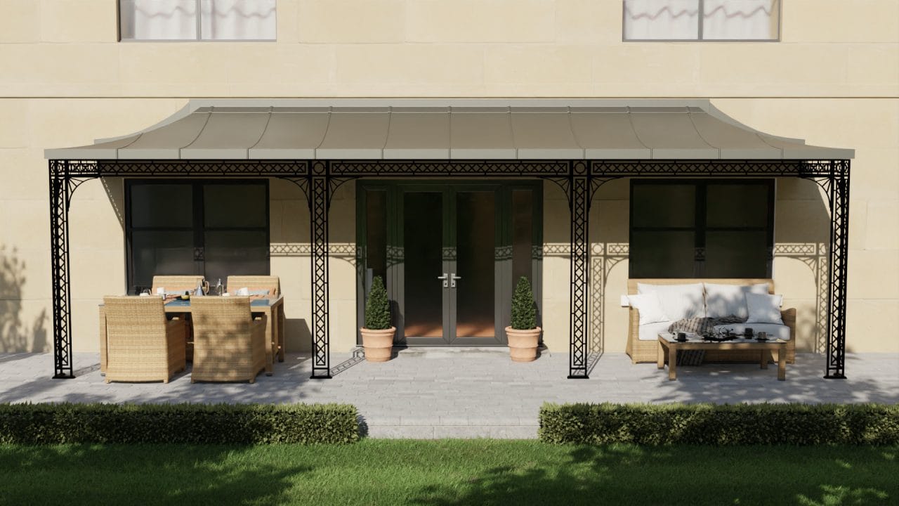 Veranda Designs - Traditional Metal Verandas - Glass Roof Option