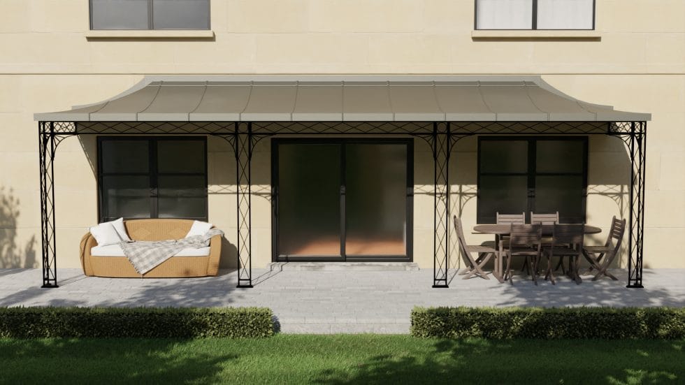 Veranda Designs - Traditional Metal Verandas - Glass Roof Option